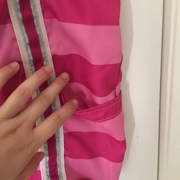 Target | Bags | Large Tote Bag Pink Stripes Target | Poshmark
